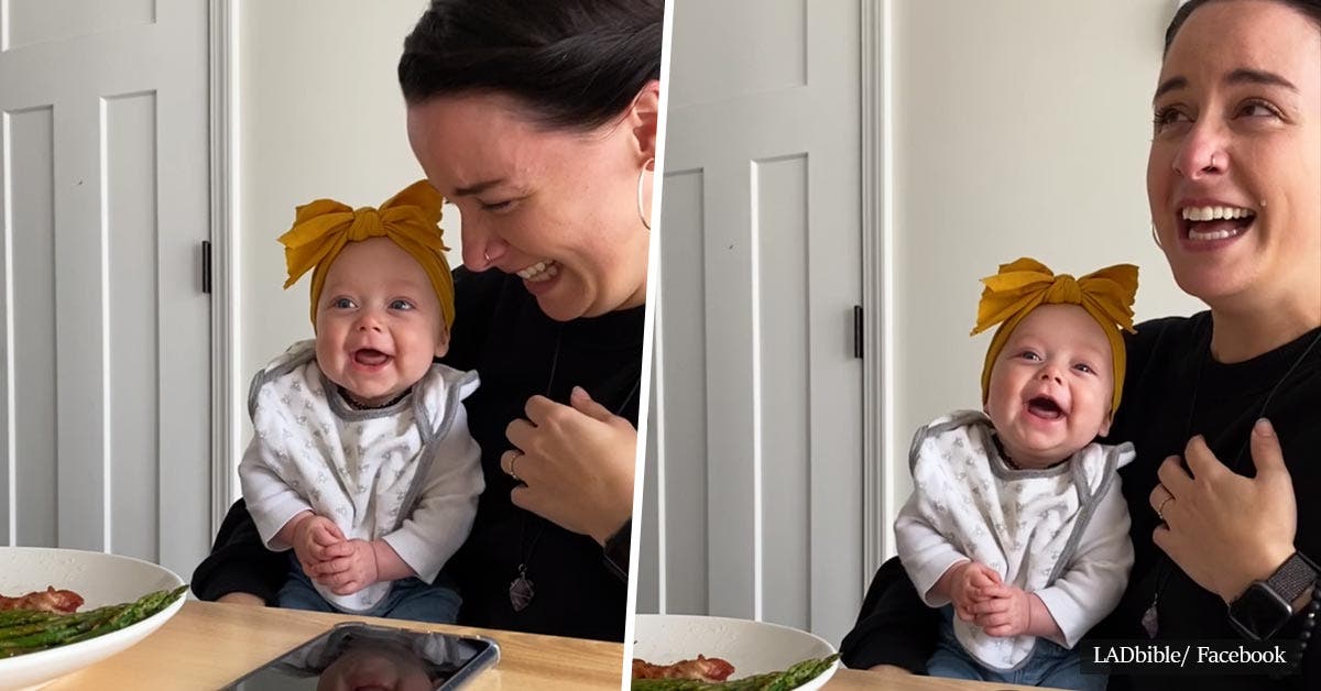This Adorable Video Of A 4-Month-Old Baby Girl Laughing For The First ...