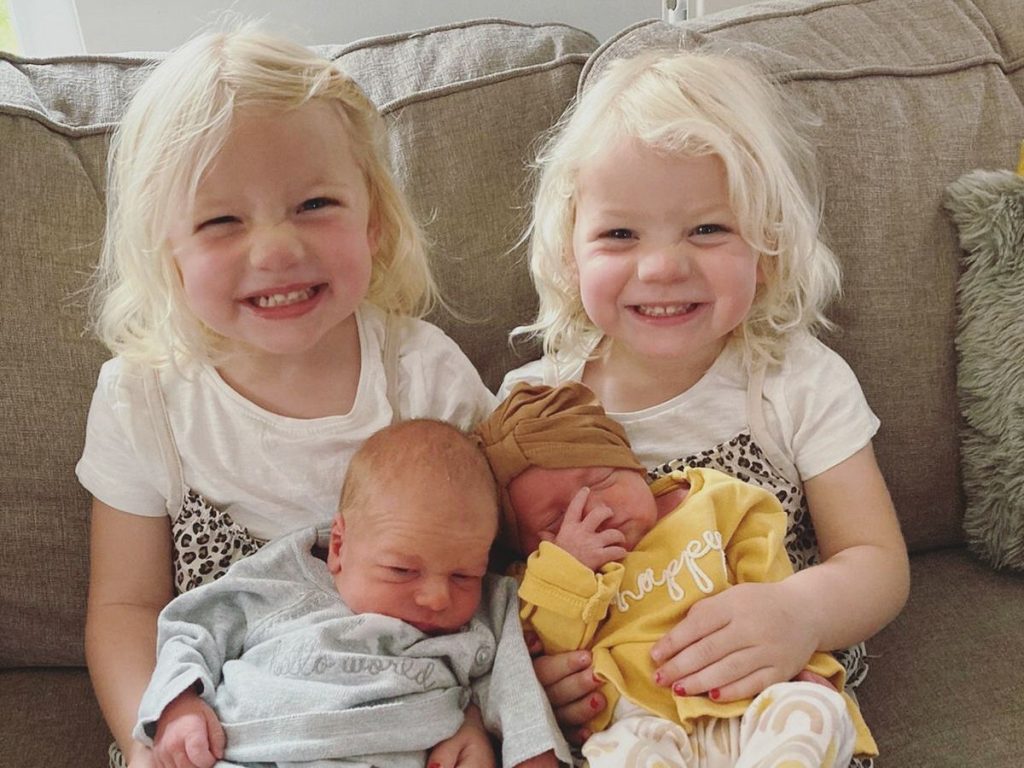 Mum, 24, Gives Birth To Four Kids In Three Years After Delivering Two ...