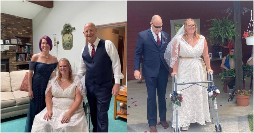 Pregnant & Paralyzed Bride Walks Down the Aisle After Being Told She’d ...
